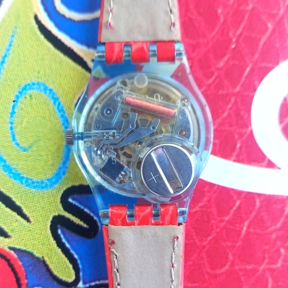 Swatch | Accessories | Swatch Watch Gin Rosa Ln15 1992 Standard Ladies ...